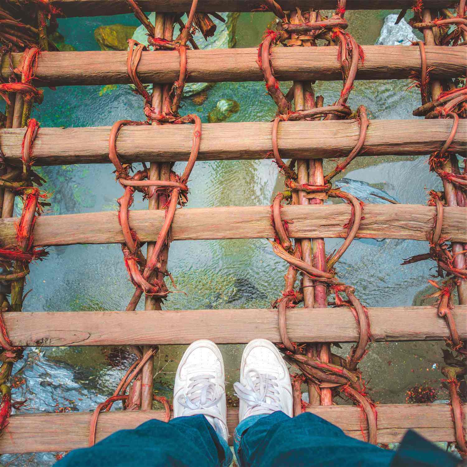 Photos: Iya Kazura Bridge in Tokushima, Shikoku -Can you cross this ...